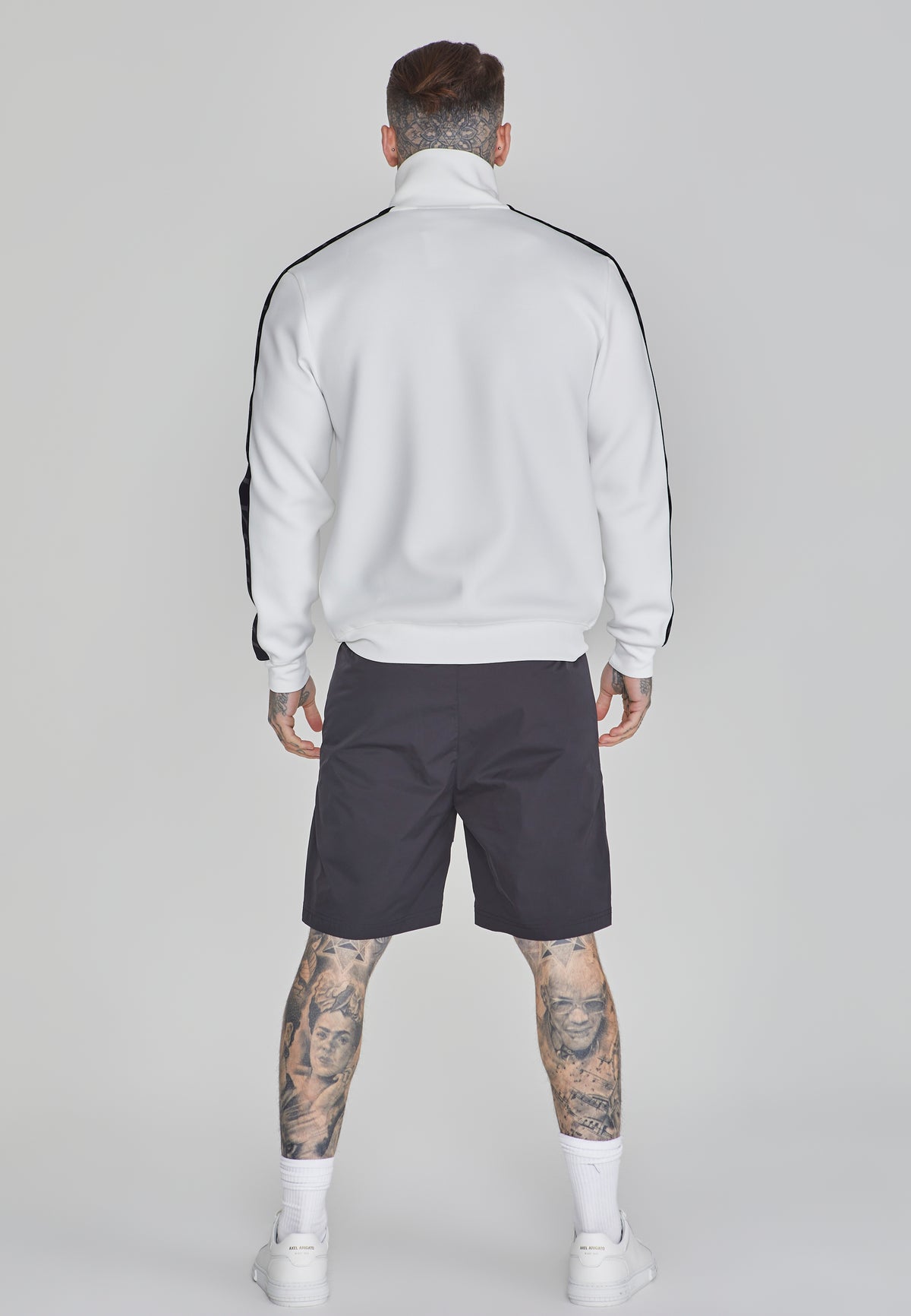 SikSilk Men's White Track Top | SikSilk UK