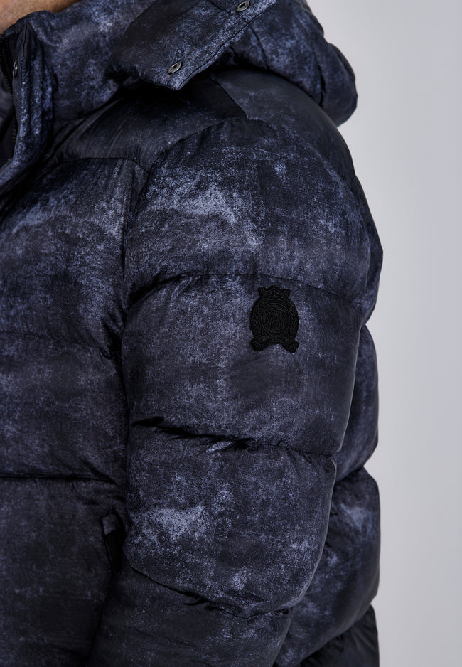SikSilk Mens Light Grey Puffer Jacket | SikSilk DE